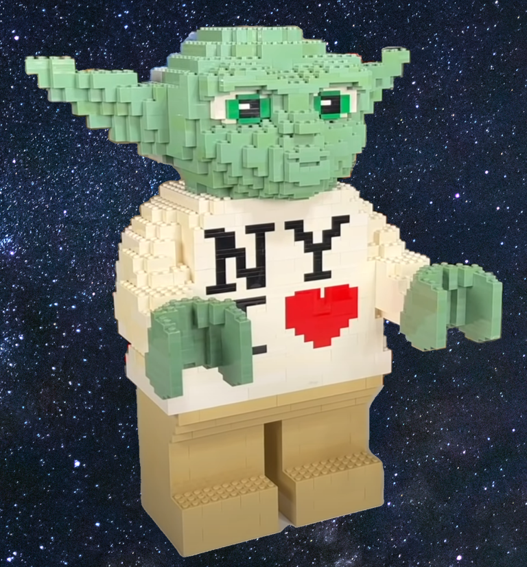 Brick-Built Yoda Statue (NY I ♥ Torso) – Magazine Contest Prize (2013 ...